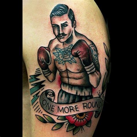 Boxer Boxing Boxer Tattoo Traditional Tattoo By Vassotats Lowbrow