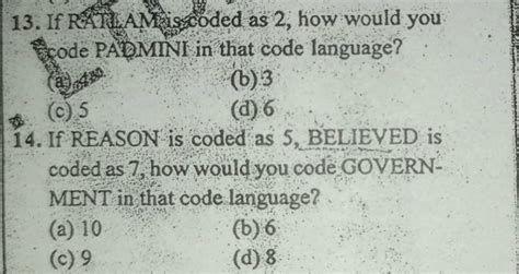 If Reason Is Coded As 5believed Is Coded As 7 How Would You Code Gover