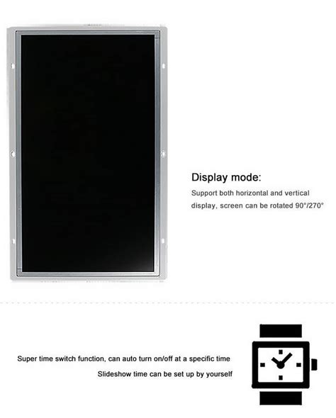 21 5inch Open Frame External Button Video Display Monitor