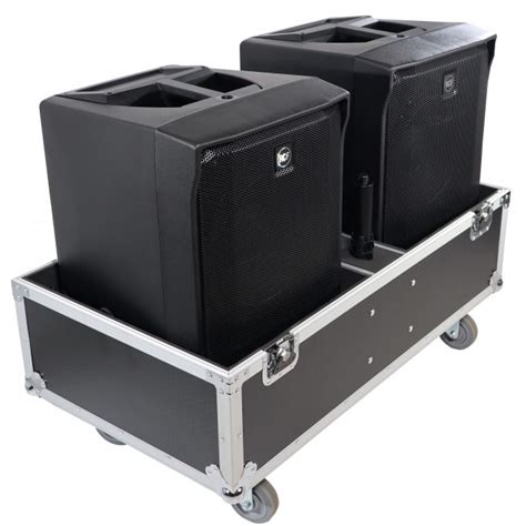 Flight Case For RCF EVOX Speaker Compact Array System Kit Fits Two Speakers And Subwoofers