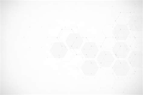 회색 배경에 육각 패턴 유전 연구 분자 구조 화학 공학 혁신 기술의 개념 설계 의료 과학 및 의학 배경에 사용 Dna에 대한 스톡 벡터 아트 및 기타 이미지 Istock