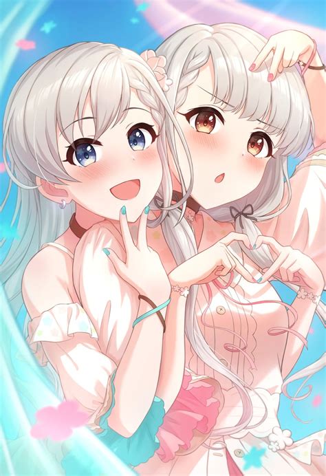 Hisakawa Hayate And Hisakawa Nagi Idolmaster And More Drawn By