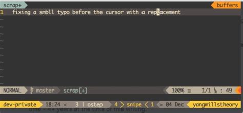 Github Yangmillstheory Vim Snipe