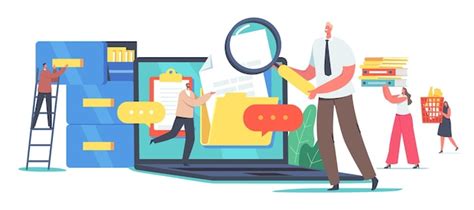 랜딩 페이지에 대한 파일 전송 개념 무료 벡터