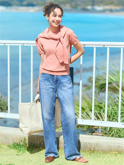 ช้อปลุคของ「เสื้อคาร์ดิแกน กันยูวี Uv Protection คอกลม、กางเกงขาสั้น Easy ผ้าลินินผสม」 Uniqlo Th