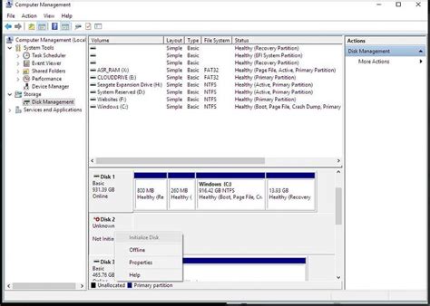 Seagate TB SSHD Won T Initialize Solved Windows Forums