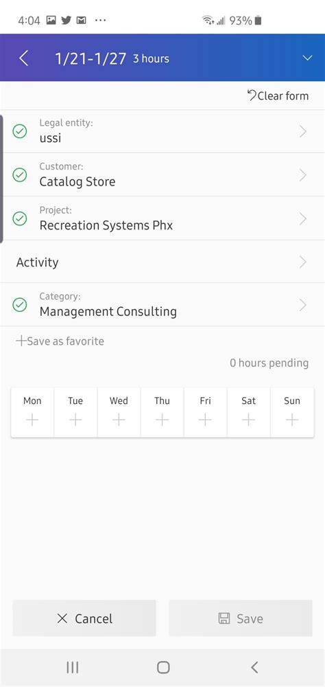 Dynamics 365 Project Timesheets Mobile App Seamless Project Timesheet Entry And Approvals On