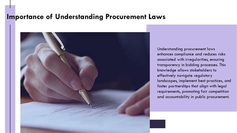 Navigating The Complexities Of Public Procurement Regulations Ppt