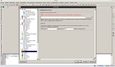Initiation à La Création Dapplications Graphiques Avec Eric Et Qtdesigner