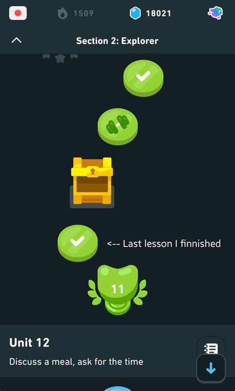 Units Progress Bug Rduolingo