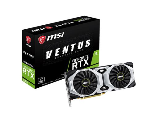 Msi Gaming Geforce Rtx 2080 8gb Gdrr6 256 Bit Hdmi Dp Usb Ray Tracing Turing Architecture