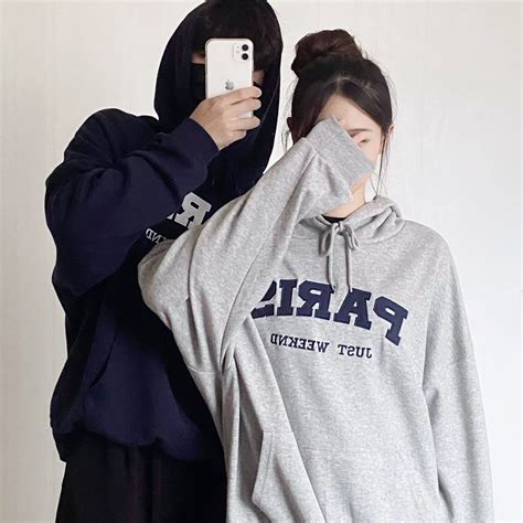 남녀공용11할인 파리 자수 후드티 기모x기모o선택 에이블리