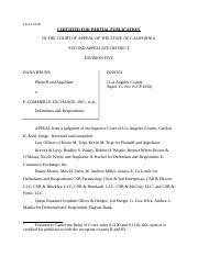 B201952 1 Doc Filed 3 23 09 Certified For Partial Publication In The Court Of Appeal Of The