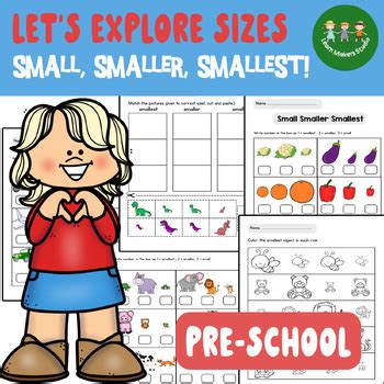 Let S Explore Sizes Small Smaller Smallest By Learn Makers Studio