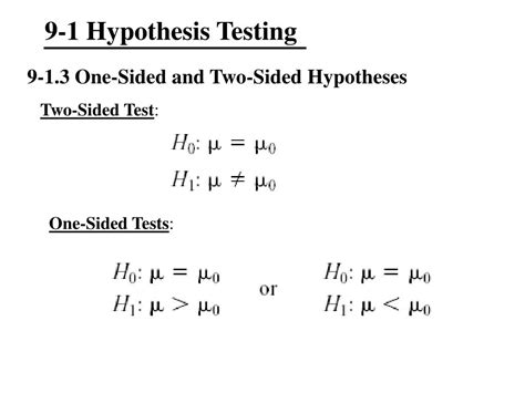 PPT Hypothesis Testing PowerPoint Presentation Free Download ID