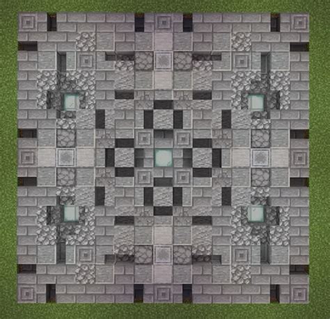 15x15 Stone Floor Design Minecraft Floor Designs Floor Design
