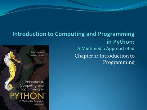 Chapter 2 Introduction To Programming Ppt Download
