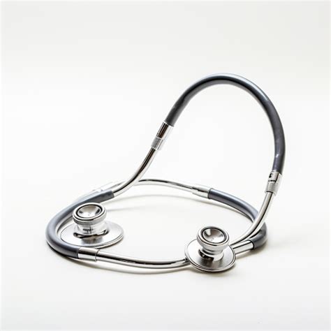 Premium Ai Image White Background Stethoscope Photo