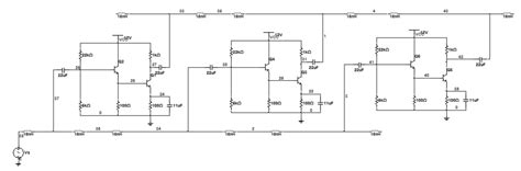 Schematic Diagram Of The Distributed Amplifier Analysis Of