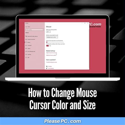 How To Change Mouse Cursor Color And Size Artofit