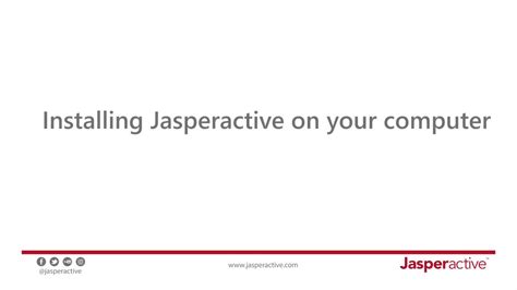 Installing Jasperactive On Your Computer YouTube