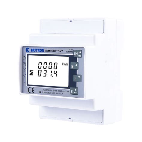 SDM MCT MT Multi Tariff RS CT Operated Din Rail Three Phase MID Energy Meter Manufacturers