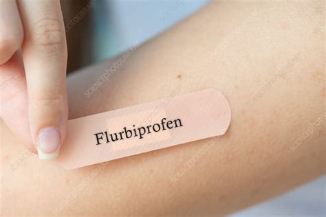 Flurbiprofen Transdermal Patch Conceptual Image Stock Image F042 4003 Science Photo Library