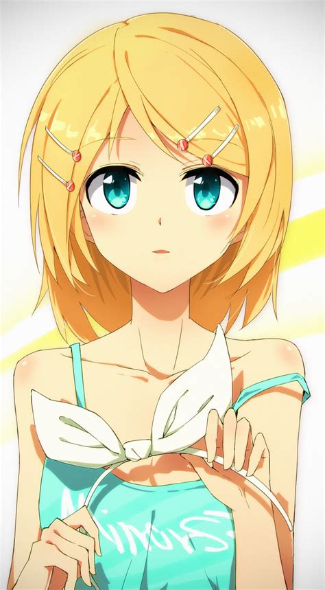 Kagamine Rin Vocaloid Drawn By Tomato Lsj Danbooru