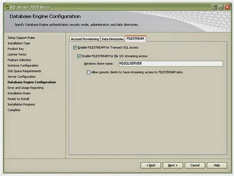 How To Enable SQL Server FILESTREAM