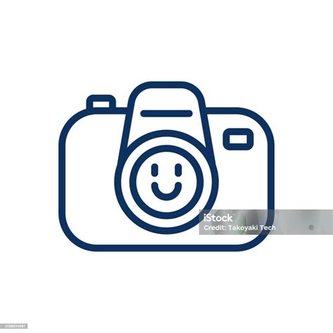 행복한 사진 아이콘입니다 어린 시절의 순간을 포착하는 기쁨 어린이 친화적인 기술 및 취미 어린이를 위한 사진에 대한 호기심을