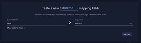Create A Structured Log Mapping Sumo Logic Docs