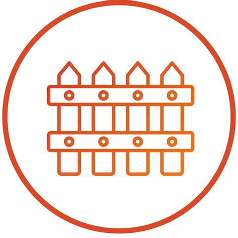 Premium Vector Fence Icon Style