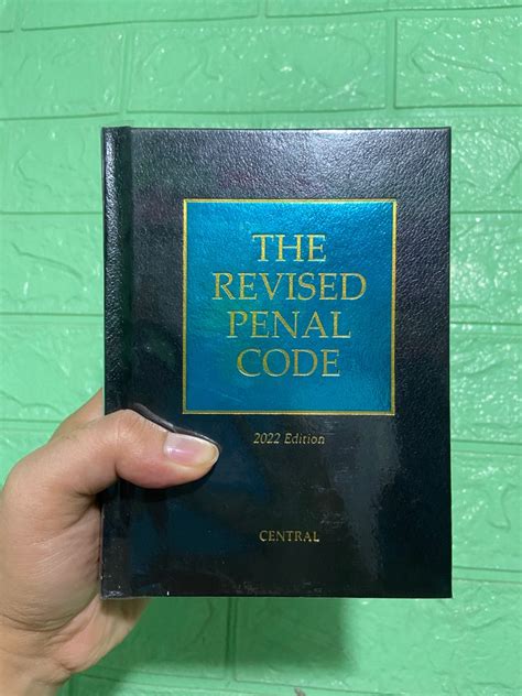 Revised Penal Code Codal 2022 Hobbies And Toys Books And Magazines Textbooks On Carousell