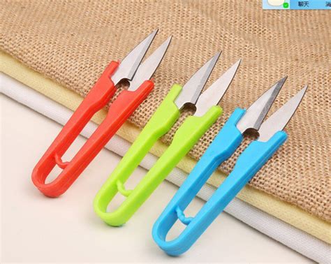 1pcs 공예 봉제 U 자형 가위 스p 스레드 컷 라인 트리밍 니퍼 자수 재단사의 커터 가위 크로스 스티치가위 Aliexpress