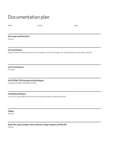 Documentation Plan Concept Workflow Documentation In A Wiki