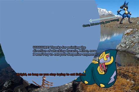 Savio Eats Everest And Lucario By Millerthecockroach On Deviantart