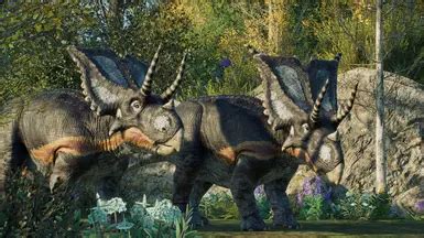 Flares Ceratopsian Bundle At Jurassic World Evolution 2 Nexus Mods