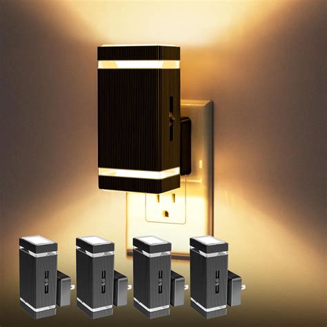 Oumikeji Dimmable Led Night Light Plug In 4 Pack Night Lights Plug