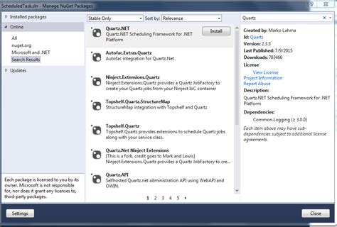 Job Scheduling In ASP NET MVC With Quartz NET