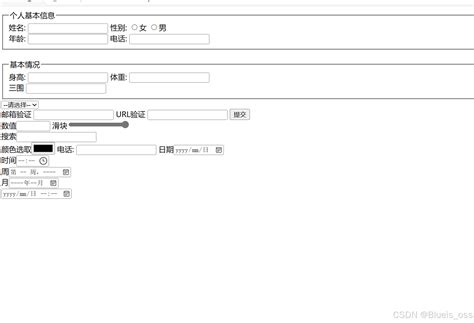 html表格表单及框架标签 html表单 csdn博客