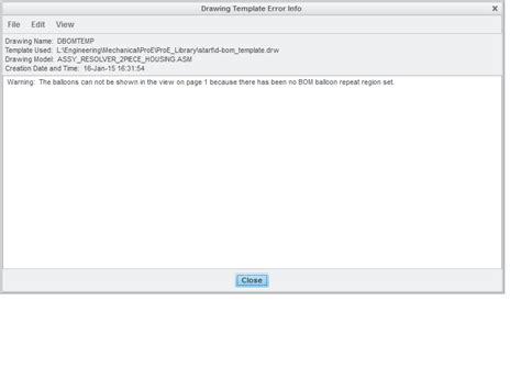 Solved Bom Balloon Template Ptc Community