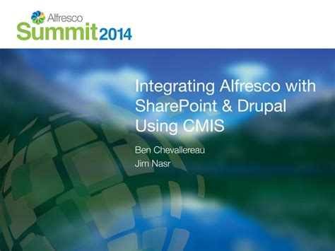 Integrating Alfresco With Sharepoint And Drupal Using Cmis Pdf Web Development Internet