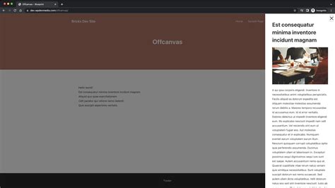 Post Content In Offcanvas Using Ajax In Bricks Brickslabs