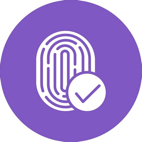 Premium Vector Biometric Authentication Icon Vector Image Can Be Used For Safe Payment
