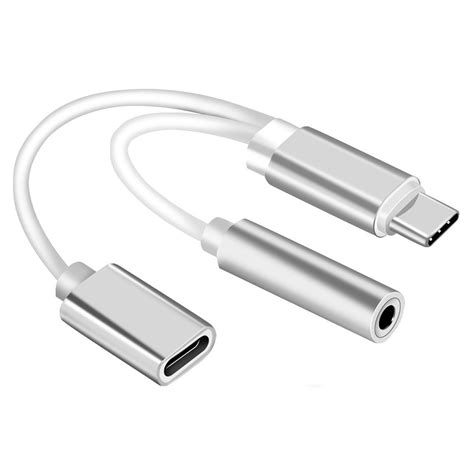 Usb C Type C To 3 5mm Headphone Audio Adapter Charging Cable