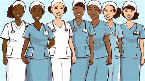 Group Of Girlfriends Cartoon