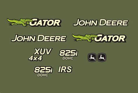 John Deere Gator Xuv825i Replacement Decals