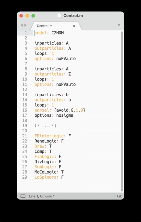 figure d 5 sketch of the control m file used to generate all the