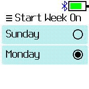 Alarm Day Of Week Settings Should Not Always Start On Sunday Issue
