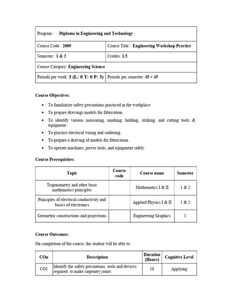 2009 Syllabus Pdf
